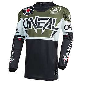 O'Neal Oneal O'Neal MTB Warhawk Tröja Sort/Hvit/Grön Small X-Large ...