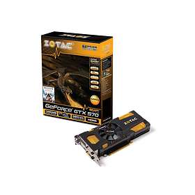Zotac GeForce GTX 570 AMP! HDMI DP 1280MB - Hitta bästa pris på Prisjakt
