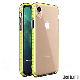 JollyFX Spring Case klar TPU gel skyddande fodral med färgglad ram för ...