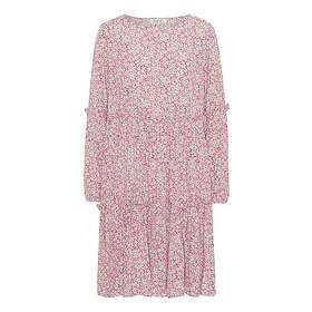 BYIC Lång Mathilda Klänning Blommor Rosa XL - Hitta bästa pris på Prisjakt