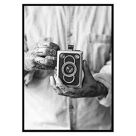 Gallerix Poster Retro Camera 3400-30x40, Från 99 kr