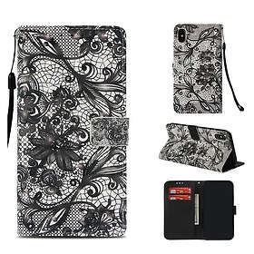 Lux-Case iPhone 9 Plus mobilfodral syntetläder silikon stående plånbok ...