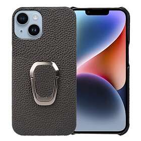 MTP Products iPhone 14 Läderbeklätt Skal med Ringhållare Svart - Hitta ...