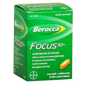 Bayer Berocca Focus 50+ 30 Tabletter - Hitta bästa pris på Prisjakt