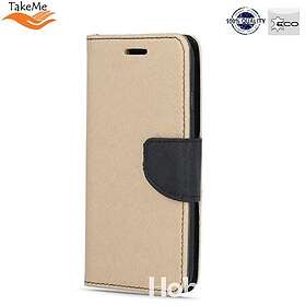 TakeMe "Fancy Diary Huawei Mate 20 Pro" Gold/ Black Telefonfodral ...