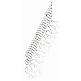 Dolle Extra Räcke Shape6 Komplett Bok Lack SHAPE6 komplett extra räcke ...