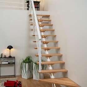 Pure Dolle Spartrappa Sydney Bok Oljad 1/4 SYDNEY bok oljad vit 12S 85W ...