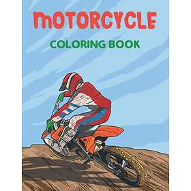 Little Motorcycle Coloring Book: Easy Designs to Color Fun Colouring ...