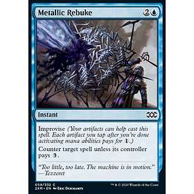 Magic löskort: Double Masters: Metallic Rebuke (Foil) - Hitta bästa ...