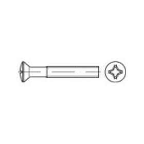 Toolcraft TO-5376699 Försänkta skruvar linsformad M3 8 mm ...
