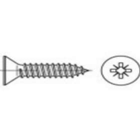 Toolcraft TO-5432994 Försänkta plåtskruvar 80 mm Stjärnskruvmejsel ...