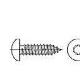 Toolcraft 145183 Linsplåtskruvar 5,5 mm 22 T-profil DIN 7981 Stål ...