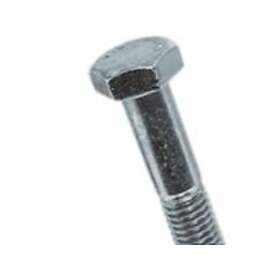 6kt bolt M8x40 8,8 FZB DIN 931 6kt skruer delgevind stål 8,8 100stk ...