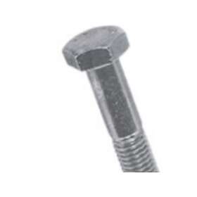 6kt bolt M20x120 8,8 FZV DIN 931 6kt skruer delgevind stål 8,8 1stk ...