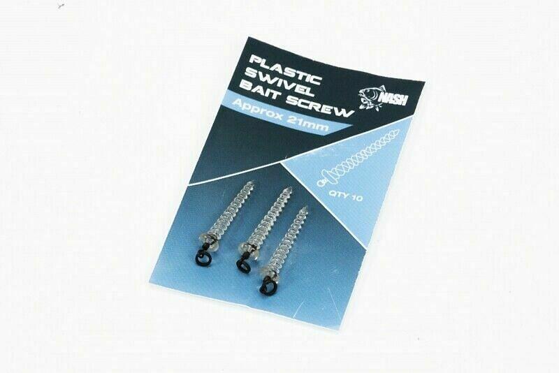 Nash Plastic Swivel Bait Screw Vit 21 mm, Från 69 kr