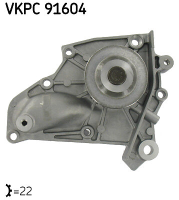 SKF Vattenpump VKPC 91604 - Hitta bästa pris på Prisjakt