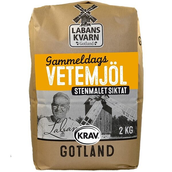 Gammeldags Labans Kvarn Vetemjöl 2kg, från 56 kr i butiker på Prisjakt