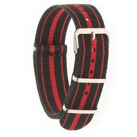 Dr Nato Straps Dr Nato Straps STRIPE Strap Red 22 mm, Från 199 kr