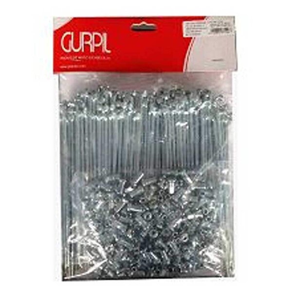 Gurpil Motorcycle Spokes 90º 200 Units Silver 130 x 3,50 mm, Från 794 kr