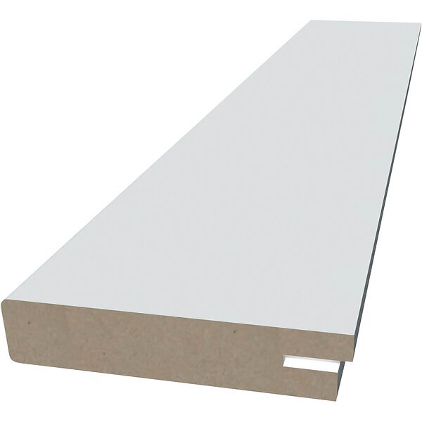Moelven Fönstersmyg Mdf Vitmålad 16X125X2440Mm, från 219 kr i butiker ...