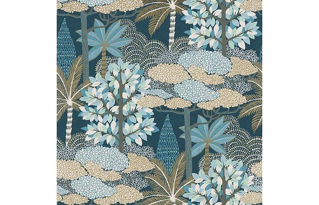 Casamance Nuit D'Orient Marakanda Marine Dore 75380100, Från 1 913 kr
