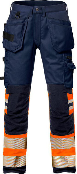 Fristads Byxa Stretch Varsel Or/Marin C60, Från 1 339 kr
