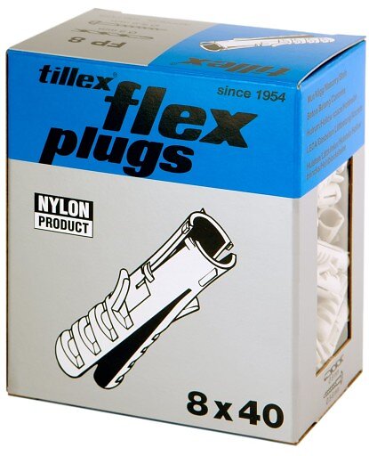 Flex 25 st Pluggar FP12 12x60 mm grå (25), från 75 kr i butiker på Prisjakt