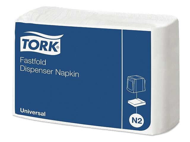 TORK Servett Uni N2 1-lag 30x25cm 300/F, Från 53 kr