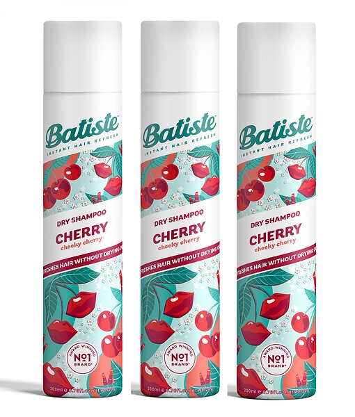 Batiste 3 x Dry Shampoo Cherry 200ml - Offres dès 9,87