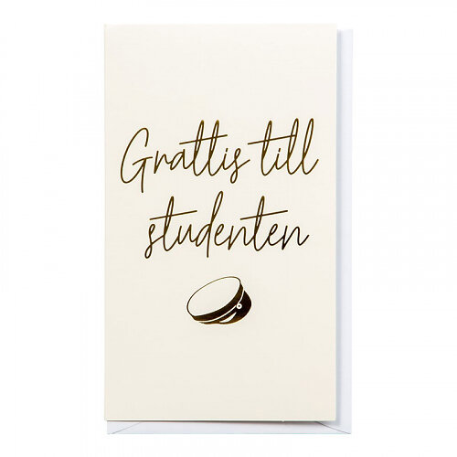 Studentkort 10/17 cm grattis, från 25 kr i butiker på Prisjakt