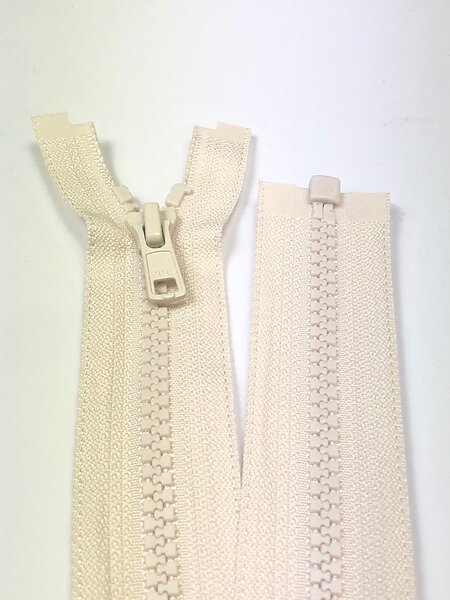 YKK Delbara Jacklås 571 benvit 90cm, Från 98 kr