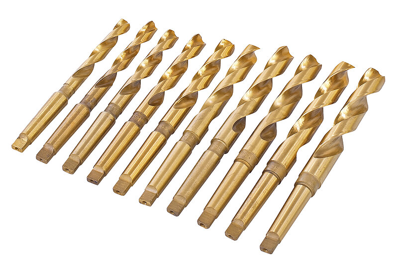 Bernardo Metric size taper shank drills MT 2, 10 pcs. 14,5-23 mm, set A ...