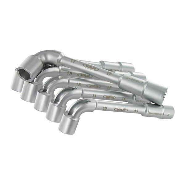 VAR Set Of 6 Angled Open Socket Wrenches 13-19mm Tool - Hitta bästa ...