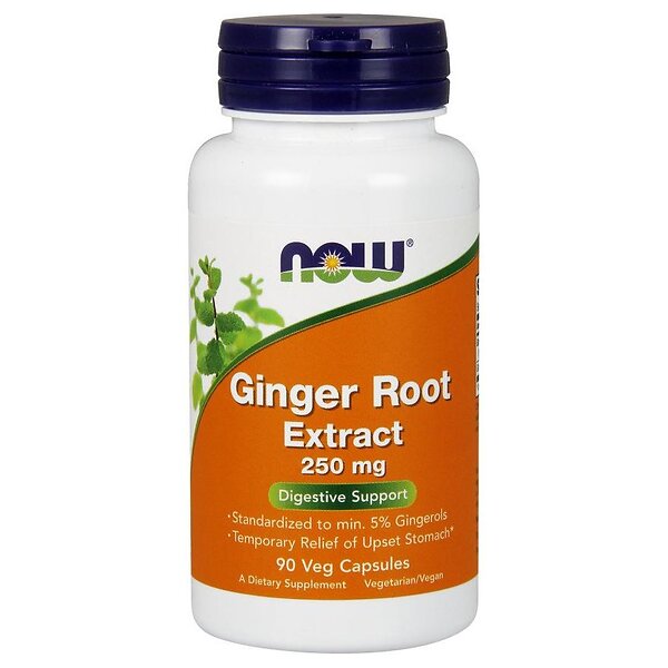 Now Foods Ginger Root Extract, 250mg 90 Vege Capsules, från 155 kr i ...