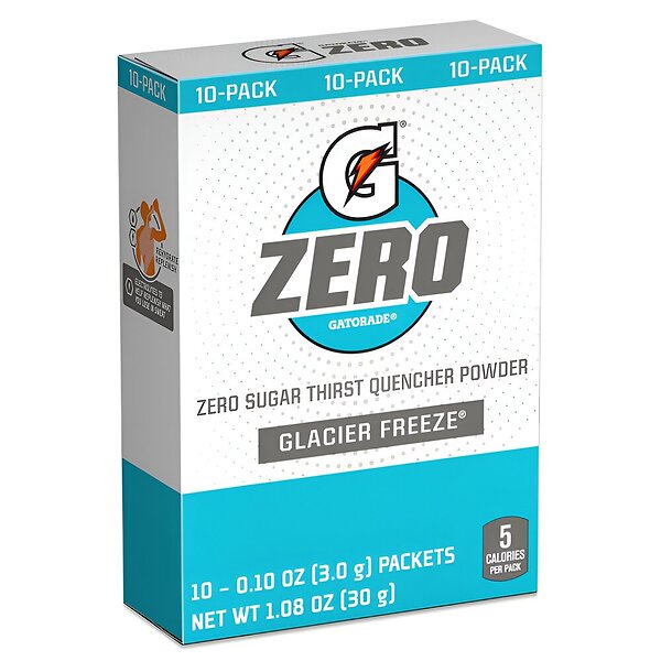 Gatorade Zero Thirst Quencher Powder Glacier Freeze 30g - Price from £12.99