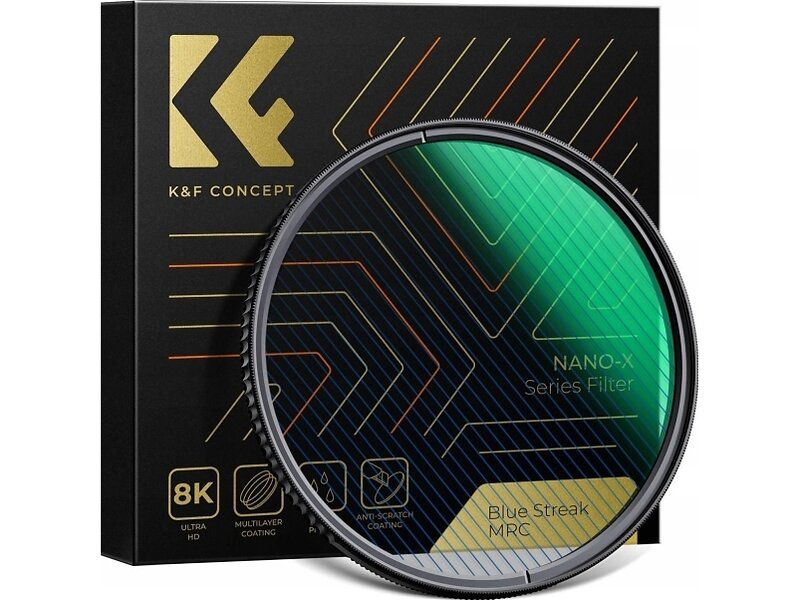 K&F Concept Blue Streak Anamorfiskt Filter Nano-X Mrc 55Mm Kf01.2096 ...