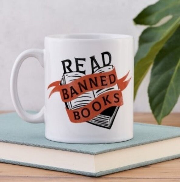 Read Banned Books Literary Mug - Price from £18.26