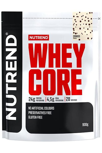 Nutrend Whey Core, Cookies 900g, Från 27 kr