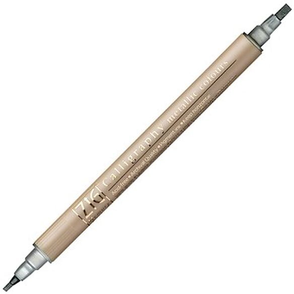 ZIG Calligraphy Metallic MS-8400 silver - Price from £8.19