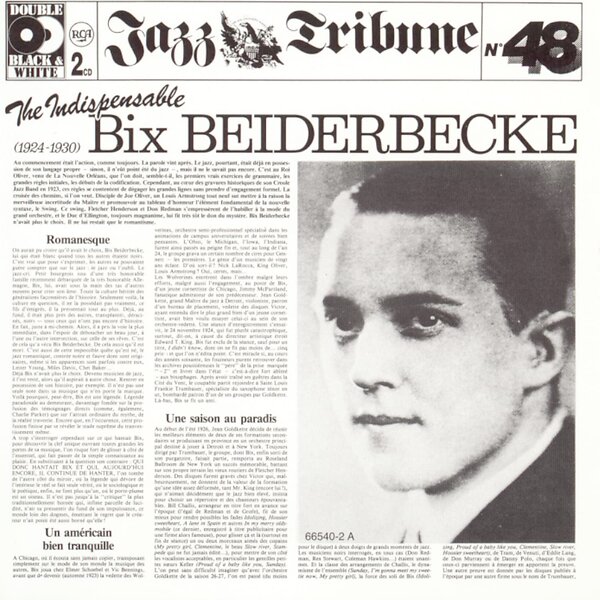 Bix Beiderbecke Indispensable Bix Beiderbecke (19251930) CD ...