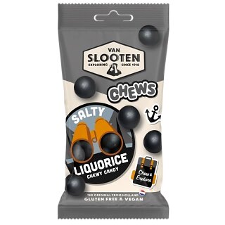 Van Slooten Chews Salt Lakrits 60g - Hitta bästa pris på Prisjakt