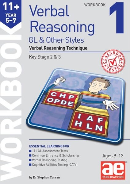 11+ Verbal Reasoning Year 57 GL & Other Styles Workbook 1 Verbal ...