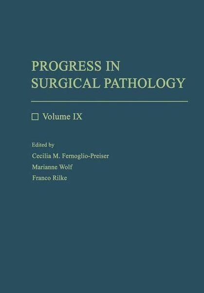 Progress in Surgical Pathology Volume IX - Price from £52.42