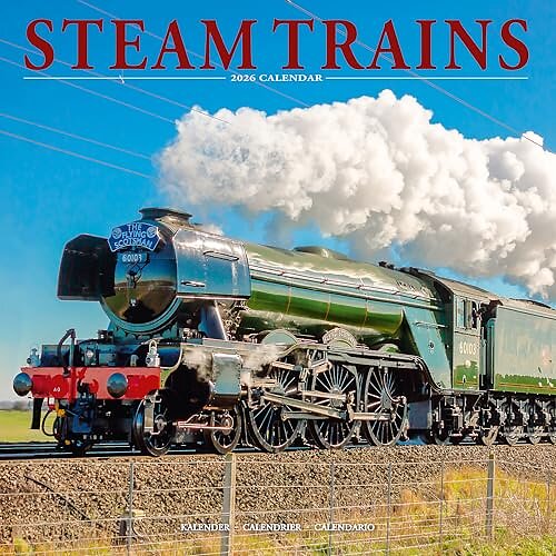 Steam Trains 2026 Square Wall Calendar, från 130 kr i butiker på Prisjakt