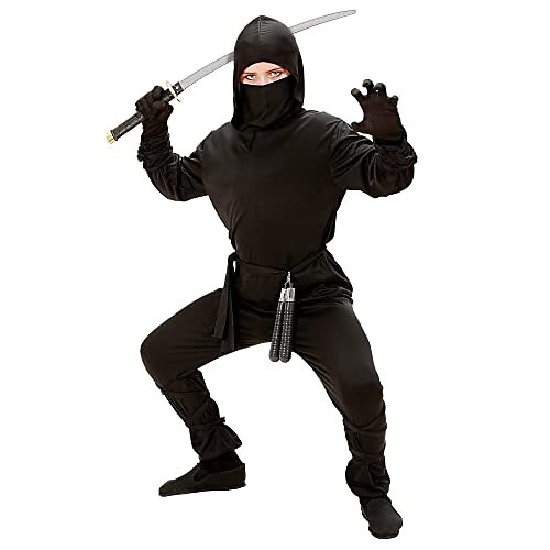 W WIDMANN MILANO 02646 Ninja Kostym - Hitta bästa pris på Prisjakt