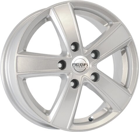 Mega Wheels Hercules 5 Silver 7x17 5/160 ET53 CB65.1, från 1 469 kr i ...