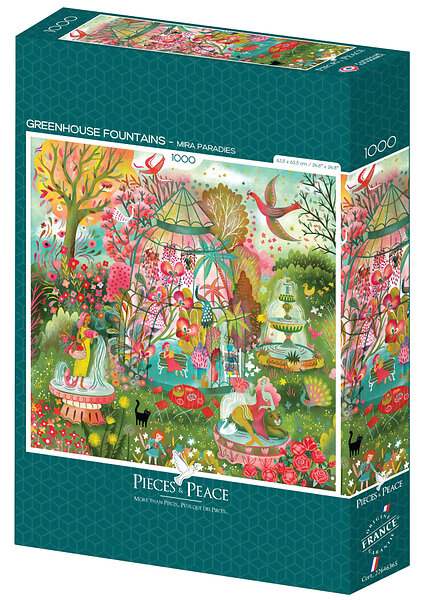 Pieces & Peace Greenhouse Fountains 1000 Pieces Best Price | Compare ...