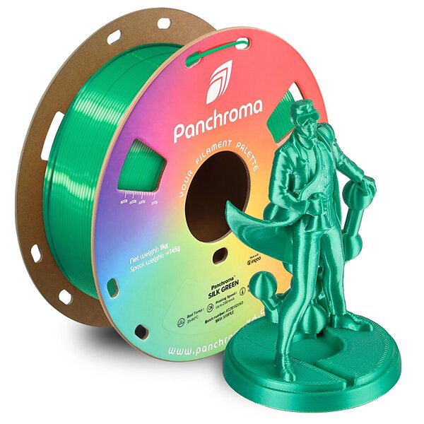 Polymaker Panchroma™ PLA Silk Grön 1.75mm 1kg, från 275 kr i butiker på ...