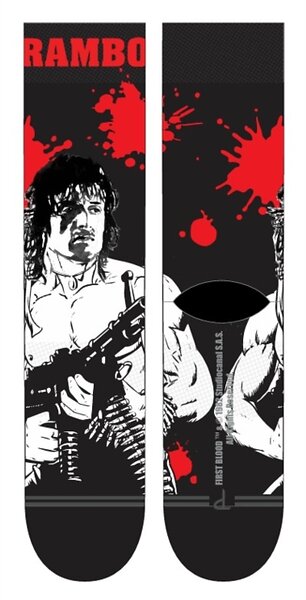 RamBo Blood Splatter Crew Socks - Hitta bästa pris på Prisjakt