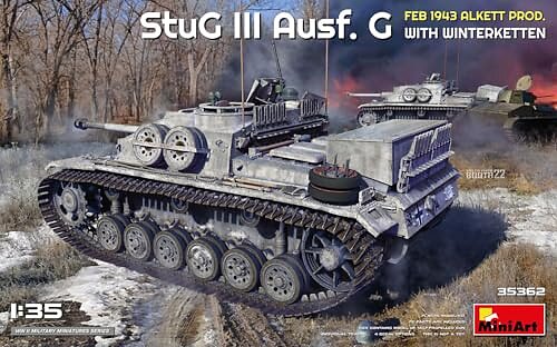 MiniArt 1/35 DT. STUG III Ausf.G 1943 WK Alkett, Från 634 kr